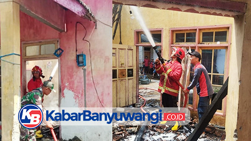 Kebakaran Hanguskan Rumah di Pesanggaran Banyuwangi, Kerugian Ratusan ...